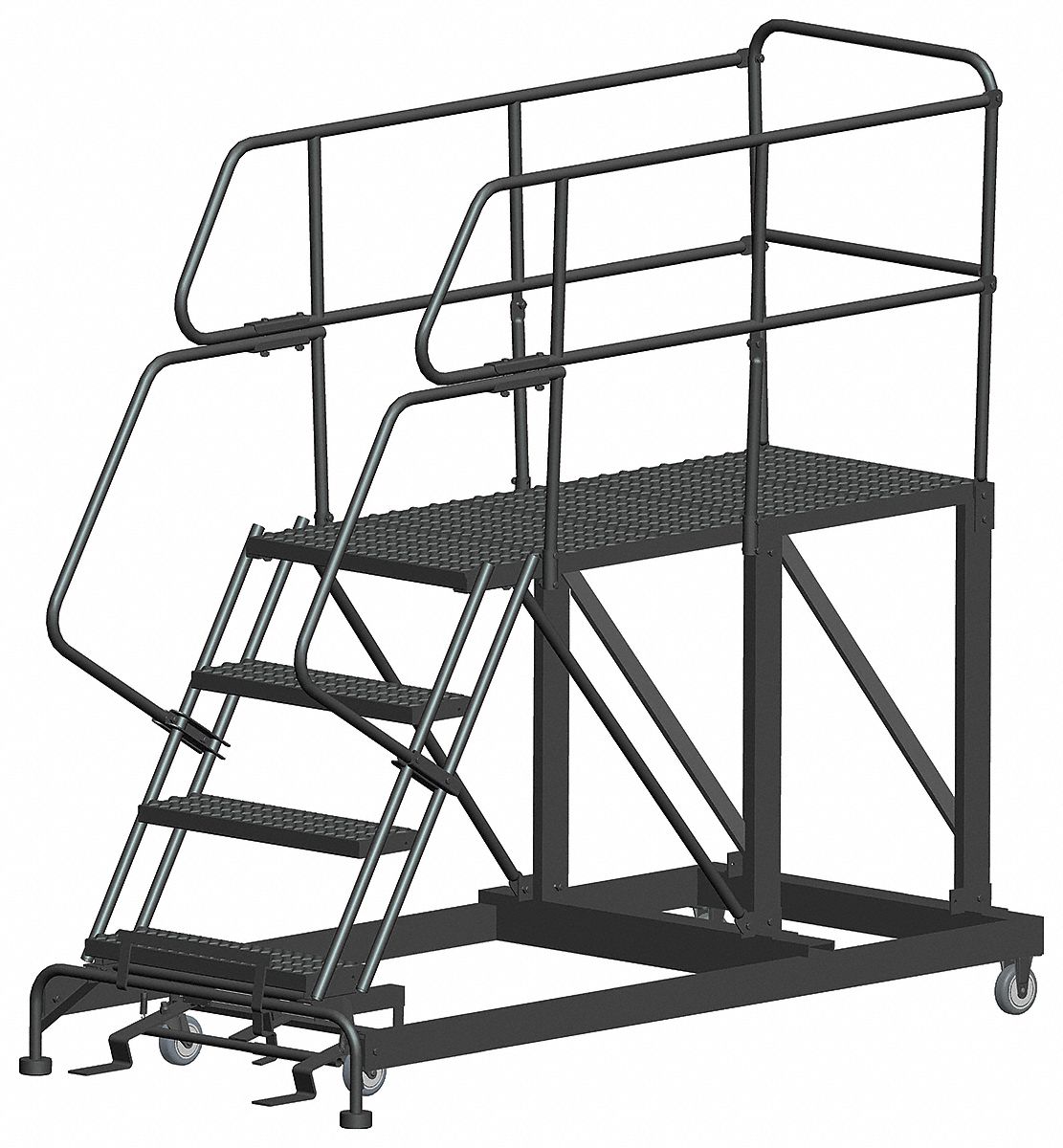 BALLYMORE, 3.3 ft Platform Ht - Max, 36 in x 60 in, Mobile Work ...
