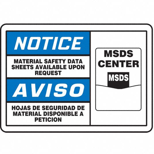 Spanish-Bilingual Notice Sign - Grainger