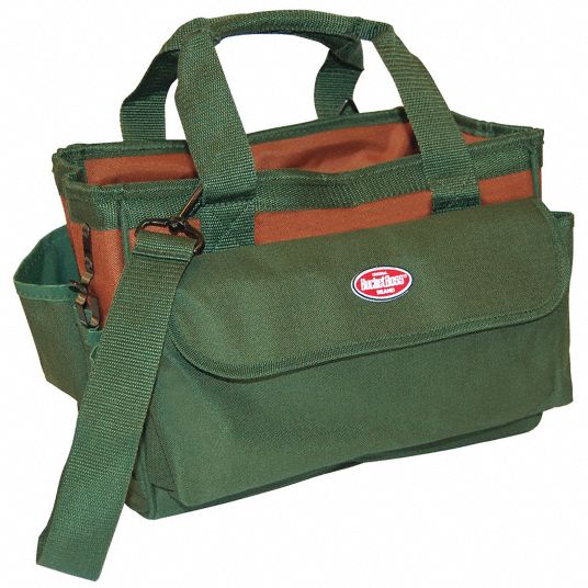 600D Polyester, Tool Tote, Number of Pockets 29, 14 in Overall Width, 5 ...