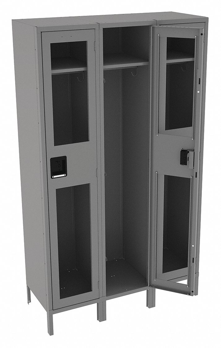 TENNSCO, 45 in x 18 in x 78 in, Clearview, Wardrobe Locker - 9WGP5|CSL ...