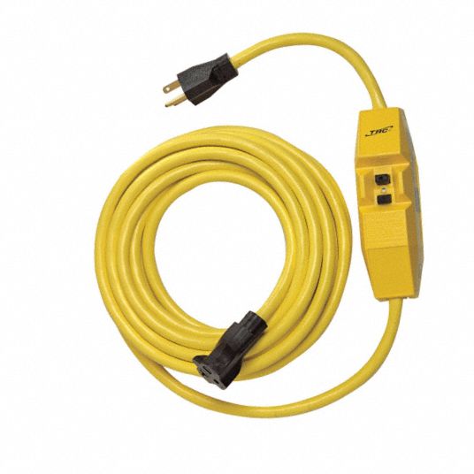 SOUTHWIRE, 25 ft Cord Lg, 20 A Max. Amps, Line Cord GFCI - 9WK04|25080 ...