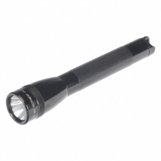 Mini Flashlight: AA Battery, Incandescent, 5.75 in Lg, 14 lm Max Lumens ...
