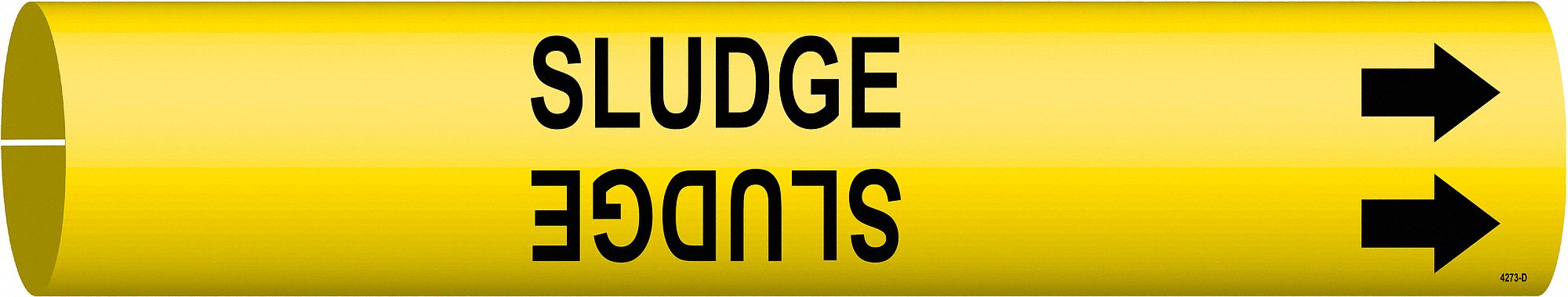 Sludge, Yellow, Pipe Marker - 9WT13|4273-D - Grainger