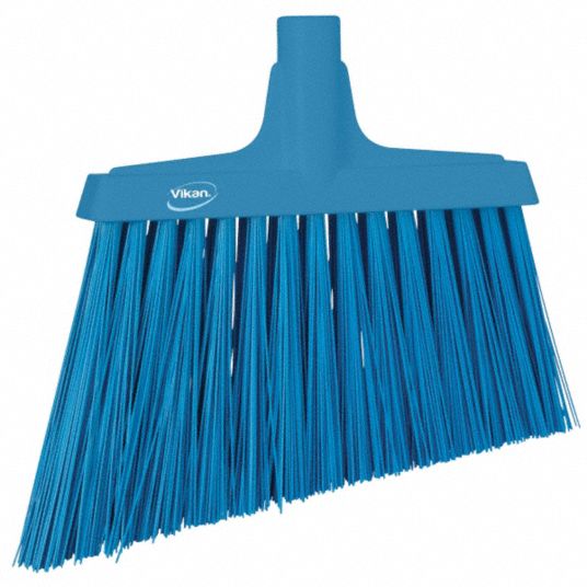 VIKAN Angle Broom Head: Threaded, European, 11 3/4 in Sweep Face, PET ...