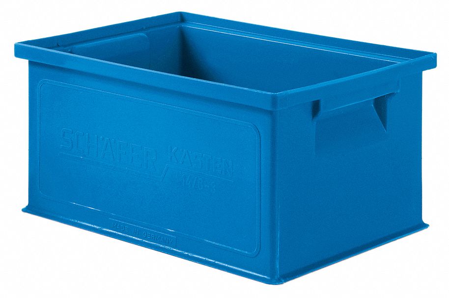 SSI SCHAEFER Contenedor, Color Azul, Altura Exterior 6" x 13" de ...
