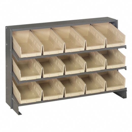QUANTUM STORAGE SYSTEMS, 36 in x 12 in x 21 in, 1 Sided, Bench Pick ...