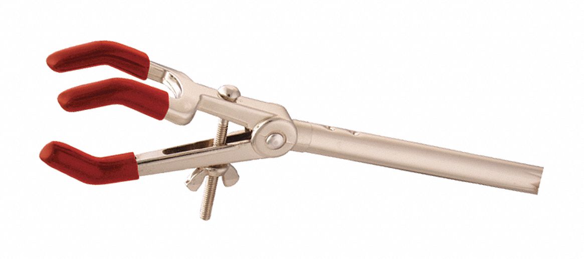 Three Prong Clamp Extension Single Adjust, 8.58 in Length, 0.43 in ...