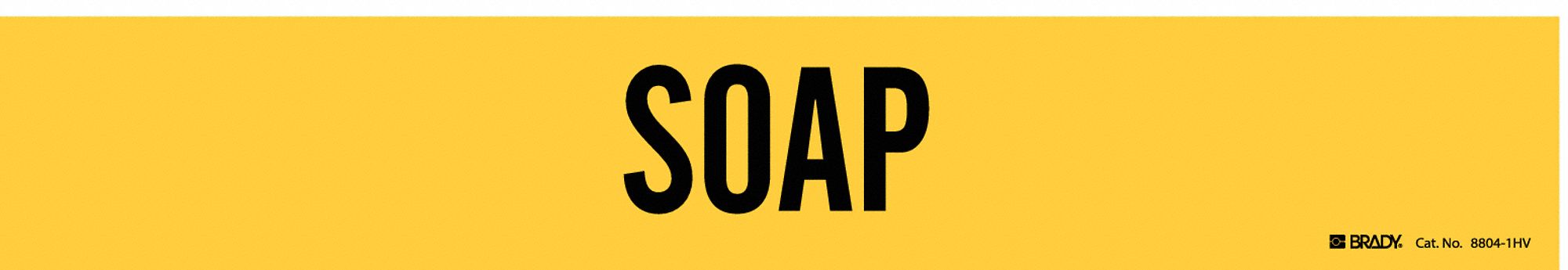 Soap, Yellow, Pipe Marker - 9X194|8804-1HV - Grainger
