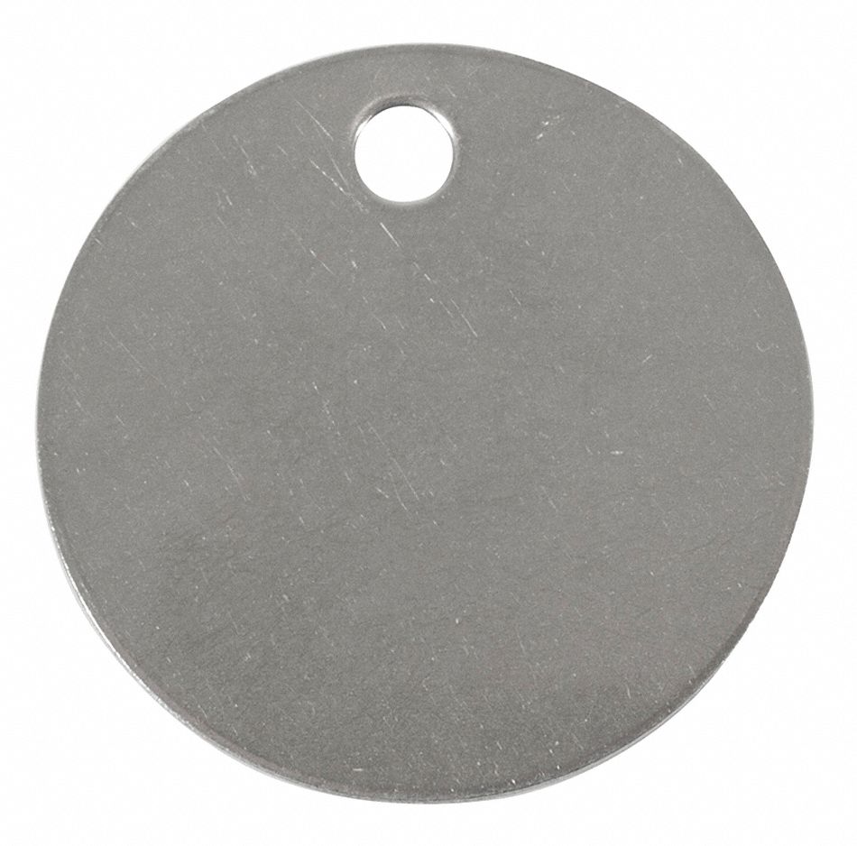 C.H. HANSON, Stainless Steel, Silver, Blank Tag - 9X317|42858 - Grainger