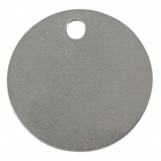 C.H. HANSON, Stainless Steel, Silver, Blank Tag - 9X317|42858 - Grainger