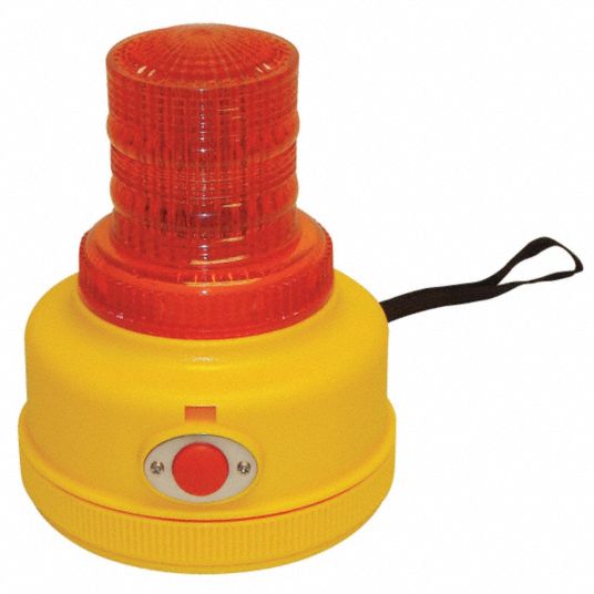 LED Beacon,Red,Flashing - Grainger