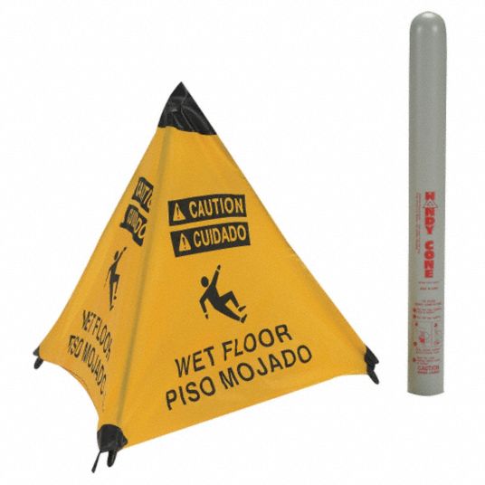 HANDY CONE Handy Cone: Nylon, 18 in Nominal Sign Size, Not ...
