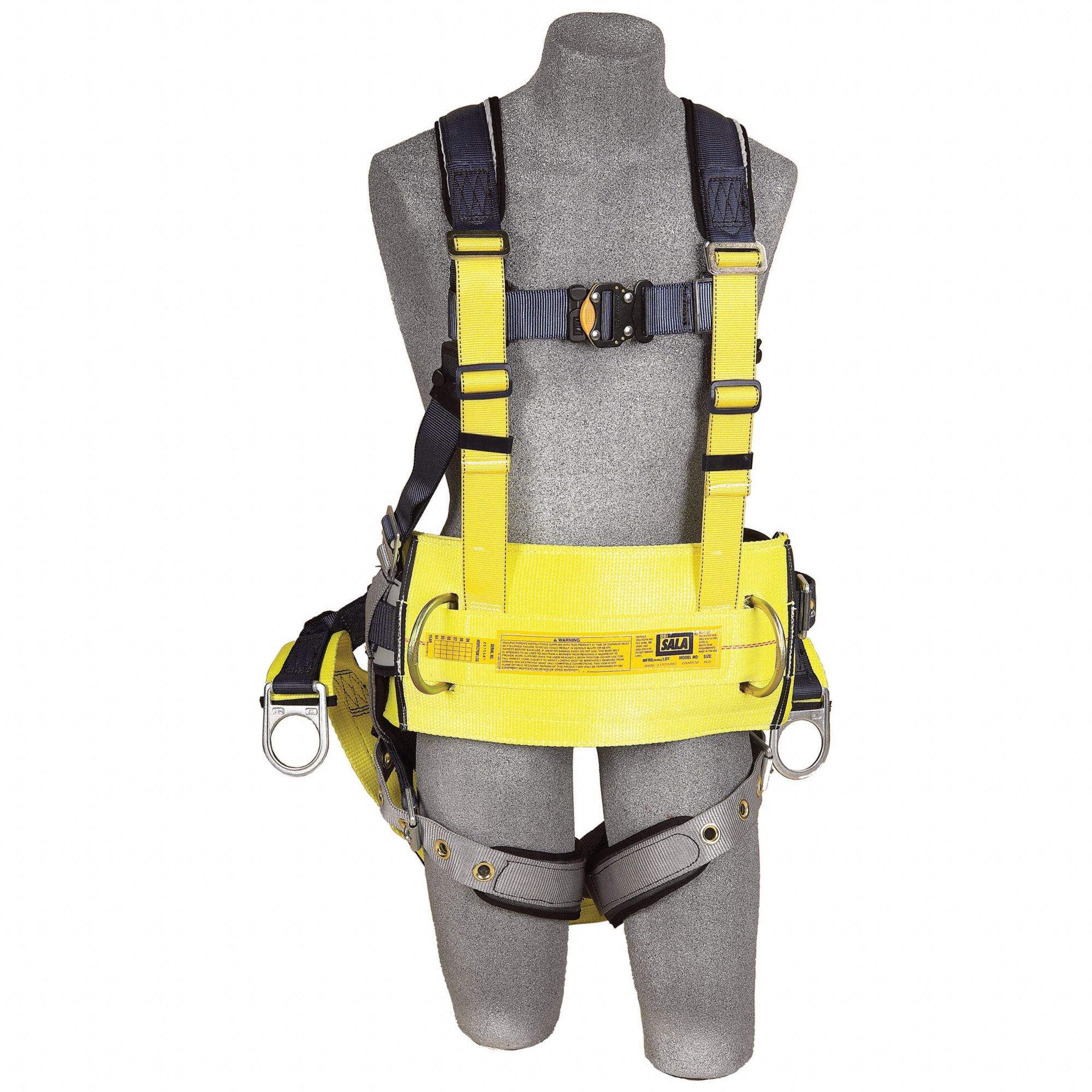 3M DBI-SALA, Vest Harness, Quick-Connect / Tongue, Full Body Harness ...
