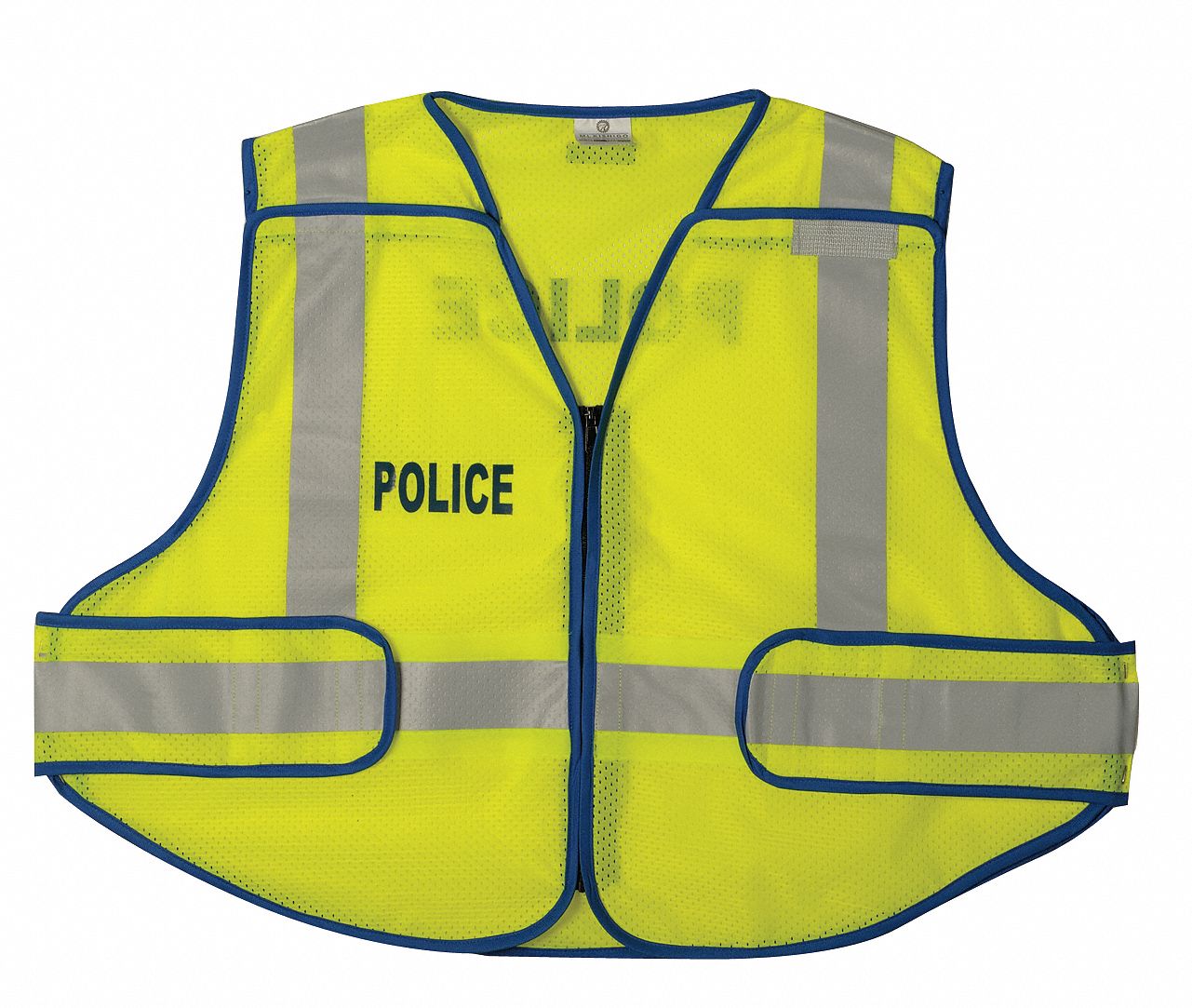 Blue, XL Vest Size, Pro Police Safety Vest - 9Y572|T262-M-XL - Grainger