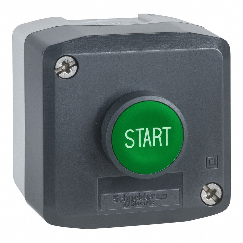 SCHNEIDER ELECTRIC, Flush Push Button, 0 Pilot Lights, Control Station - 6HK24|XALD101H29H7 ...