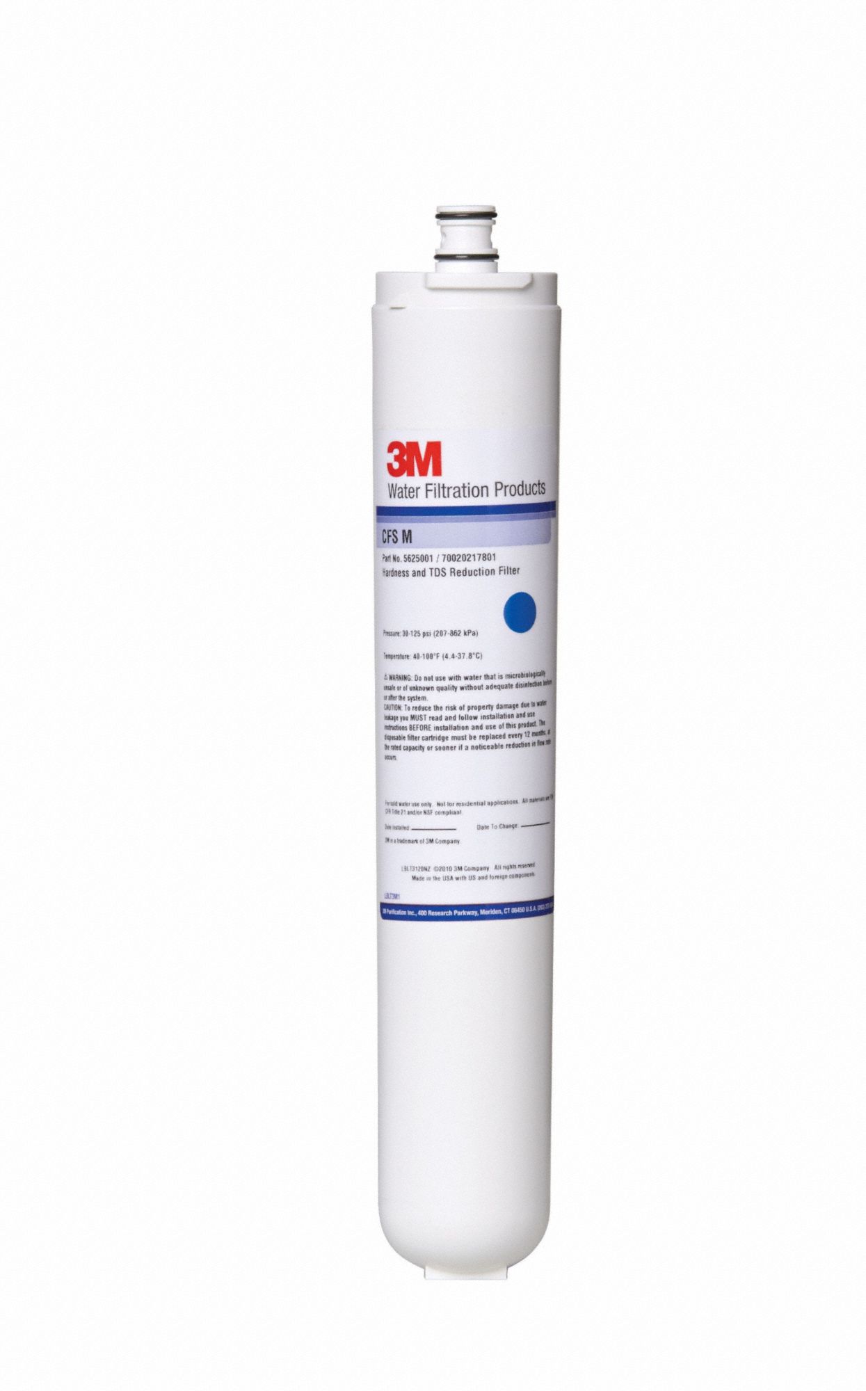 3M, 100 gpd, 100 gal, Quick-Connect Water Filter - 54EJ77|CFS M (RO ...