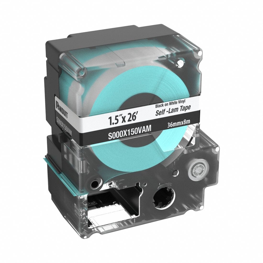 MP Self-Laminating Label Cassette, 1.50" - Grainger