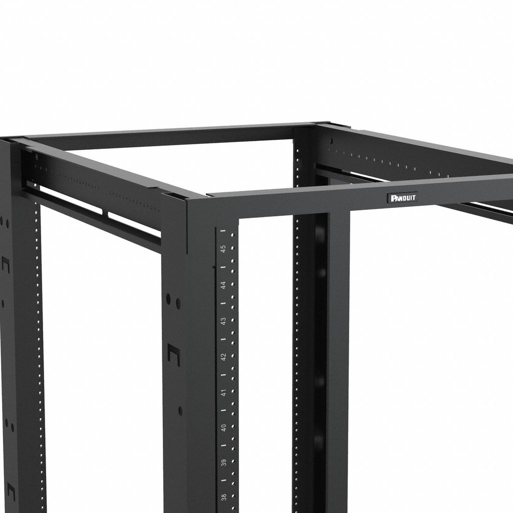 PANDUIT, 45 Rack Units, Free-Standing Mount, 4-Post Rack - 880FV8|R4P ...