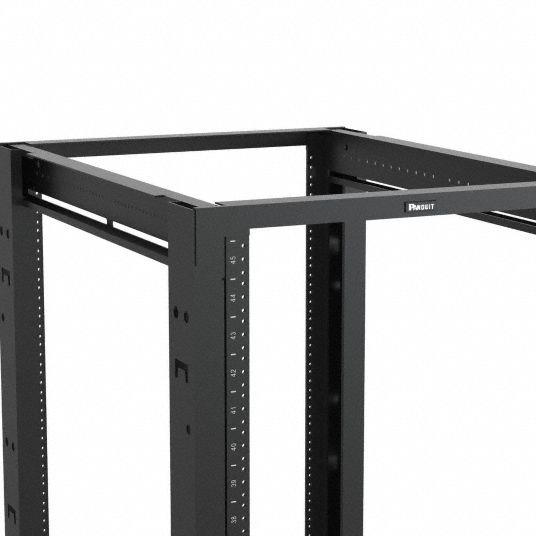 PANDUIT, 45 Rack Units, Free-Standing Mount, 4-Post Rack - 880FV8|R4P ...