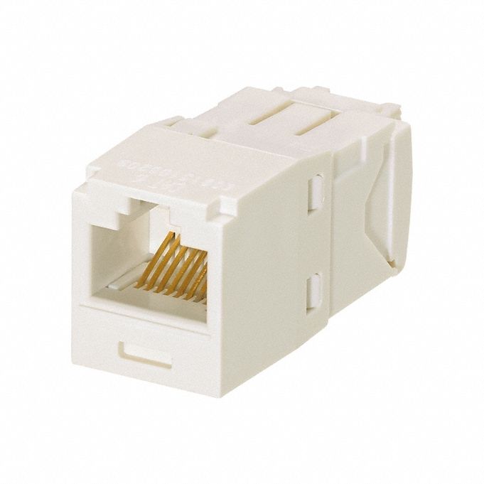PANDUIT, 1 Ports, Off-White, Jack Module - 880FJ1|CJ688TGIW - Grainger