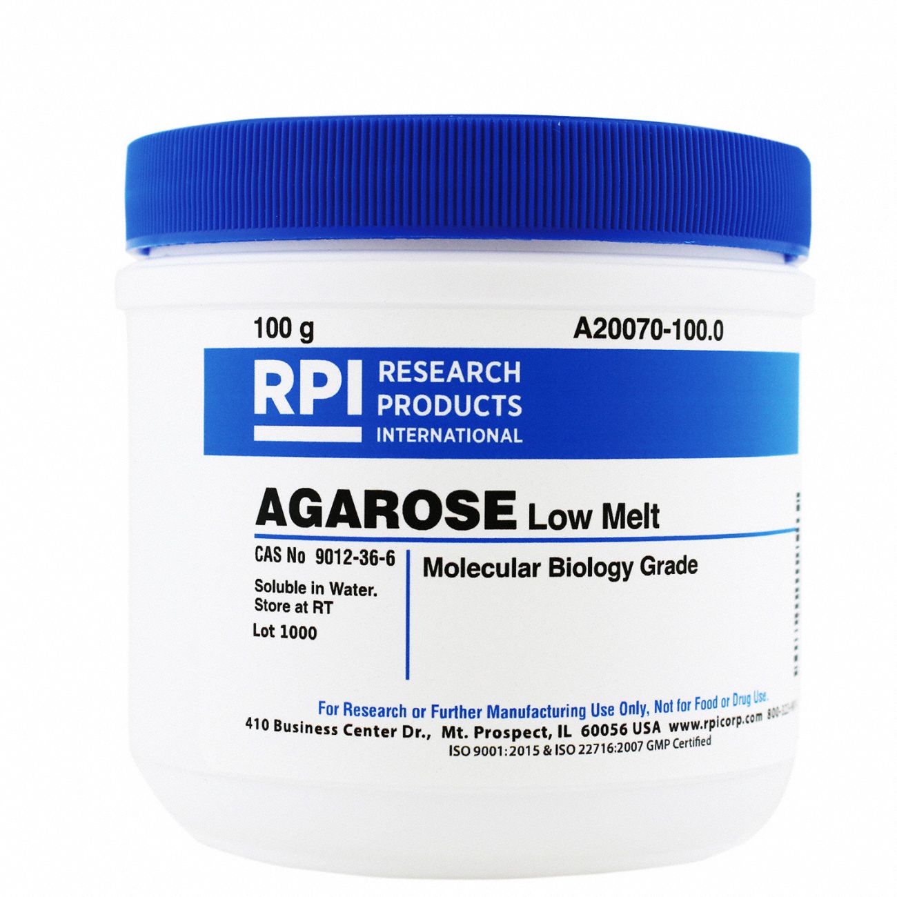 Lab, 100 g, Agarose - Low Melt - 30UC74|A20070-100.0 - Grainger