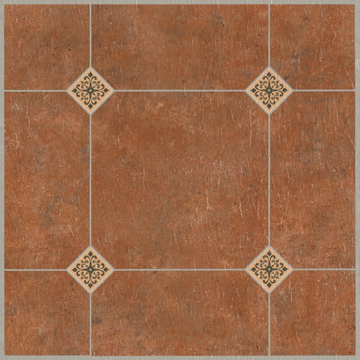 ARMSTRONG FLOORING, Adobe, 12 in Tile Wd, Vinyl Floor Tiles - 823RJ4 ...