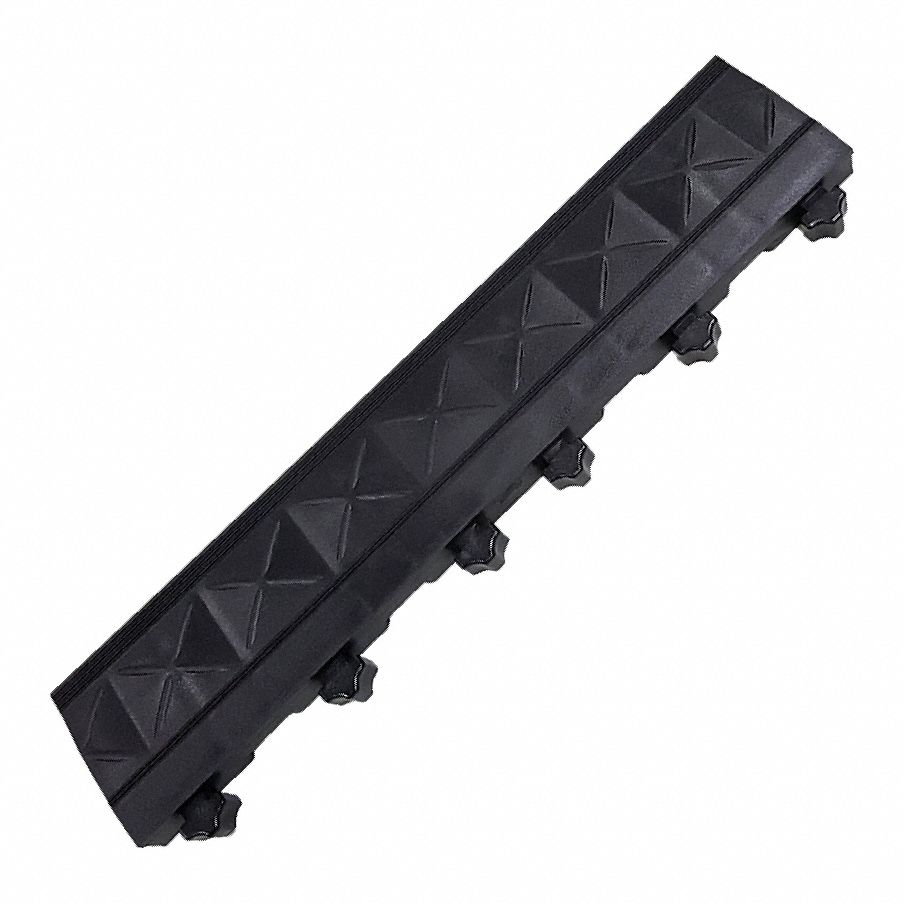 Male Mat Ramp,Black,18"Wx4"L,PK10 - Grainger