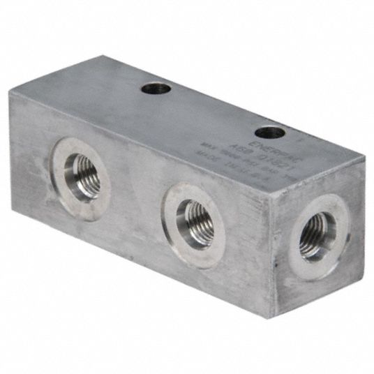 ENERPAC, 5,000 psi Max Pressure, Aluminum, Manifold - 5UXD9|A60 - Grainger