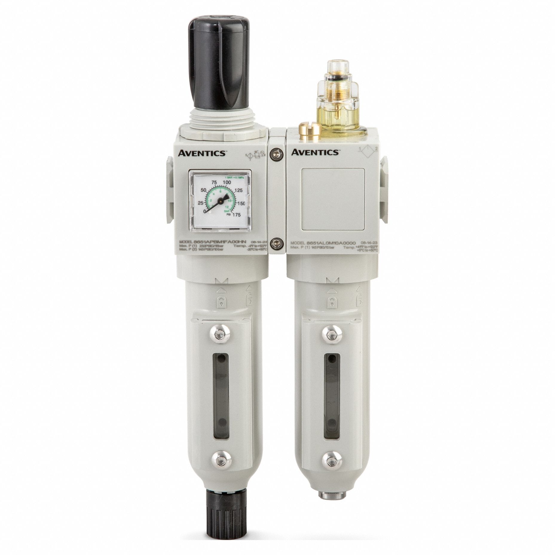 NUMATICS, 1/4 in NPT, 1,940 lpm, Filter Regulator Assembly - 806HC2 ...