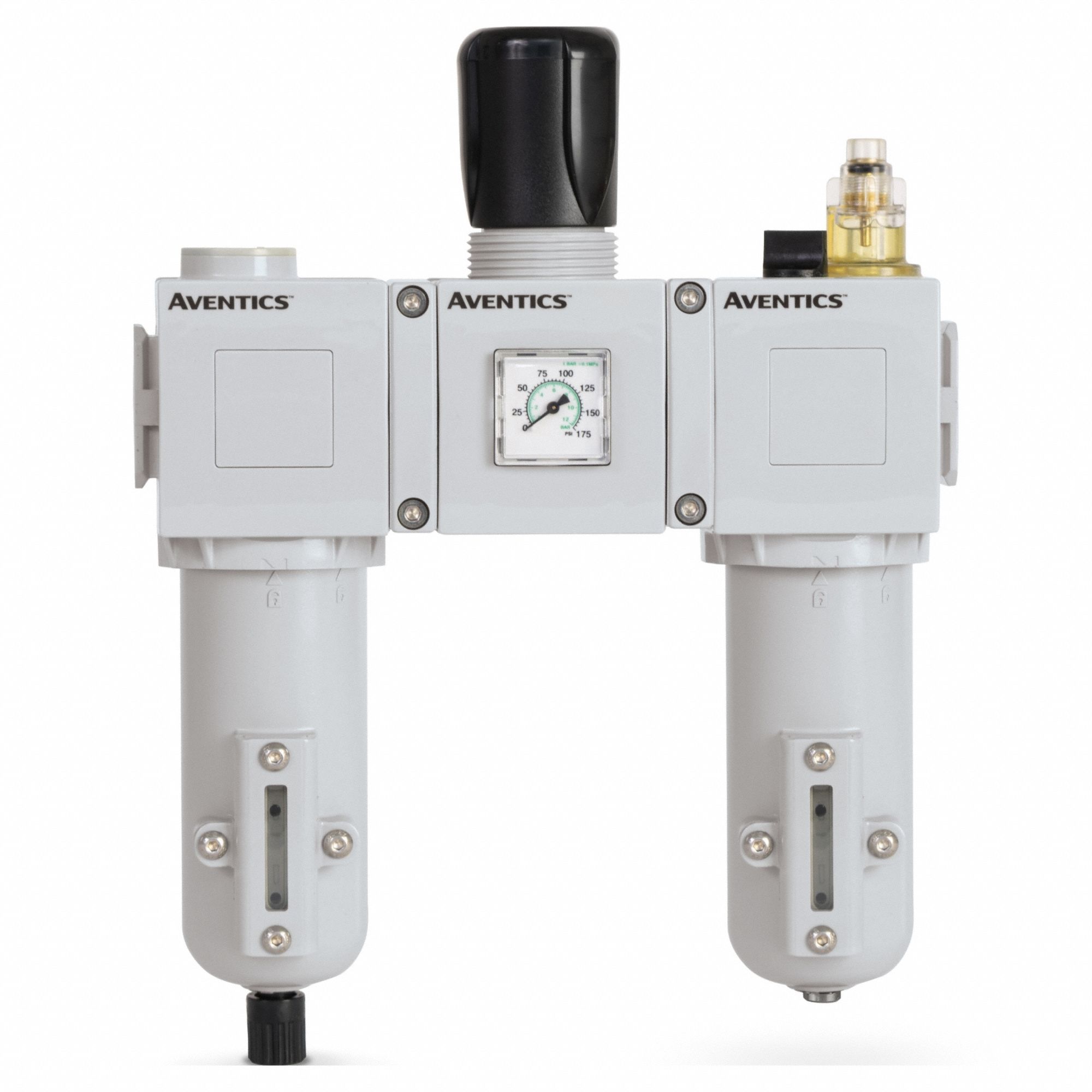 NUMATICS, 3/4 in NPT, 4,000 lpm, Filter/Regulator/Lubricator Assembly ...