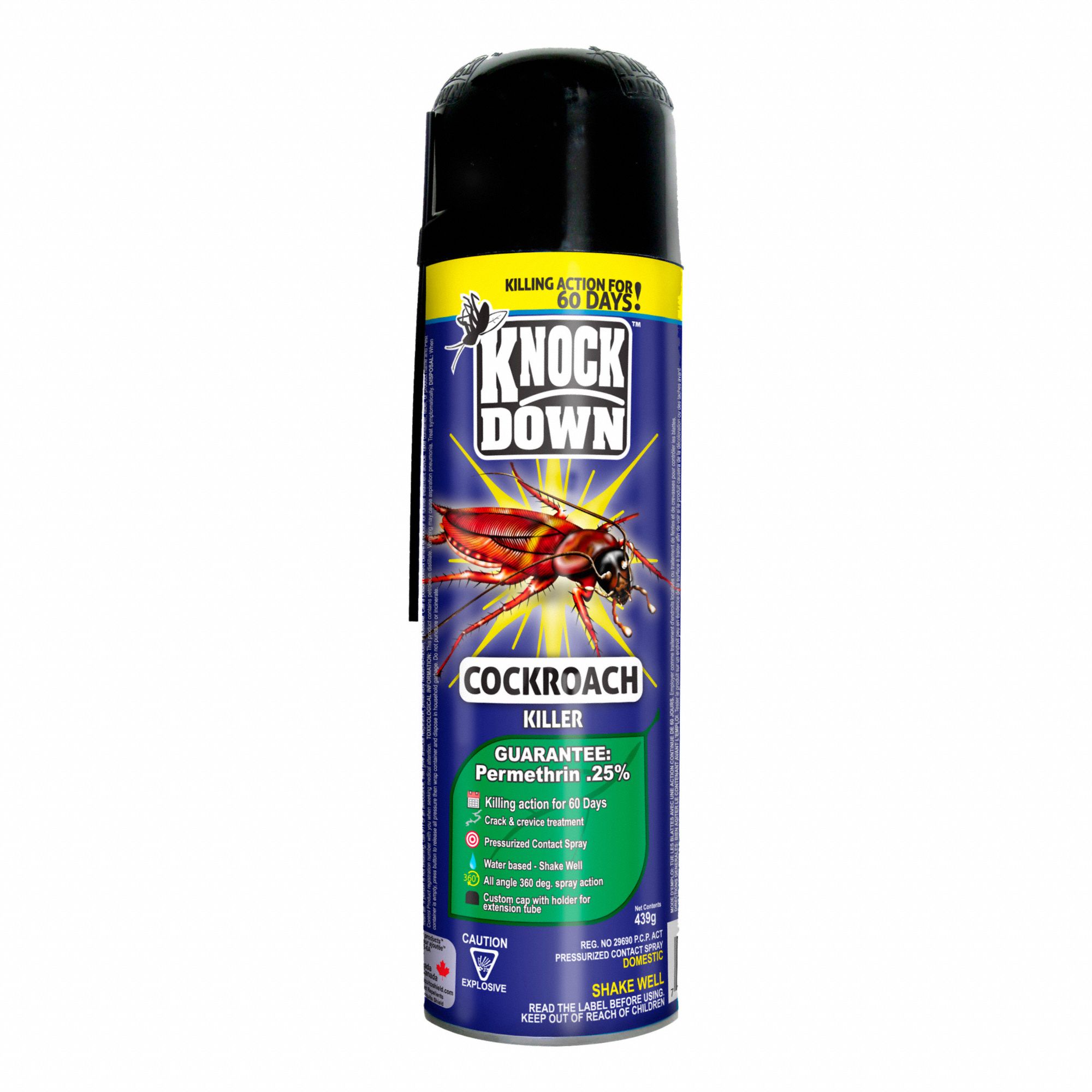 KNOCK DOWN INSECT REPELLENT, FOR CRAWLING INSECTS, DEET-FREE, AEROSOL ...