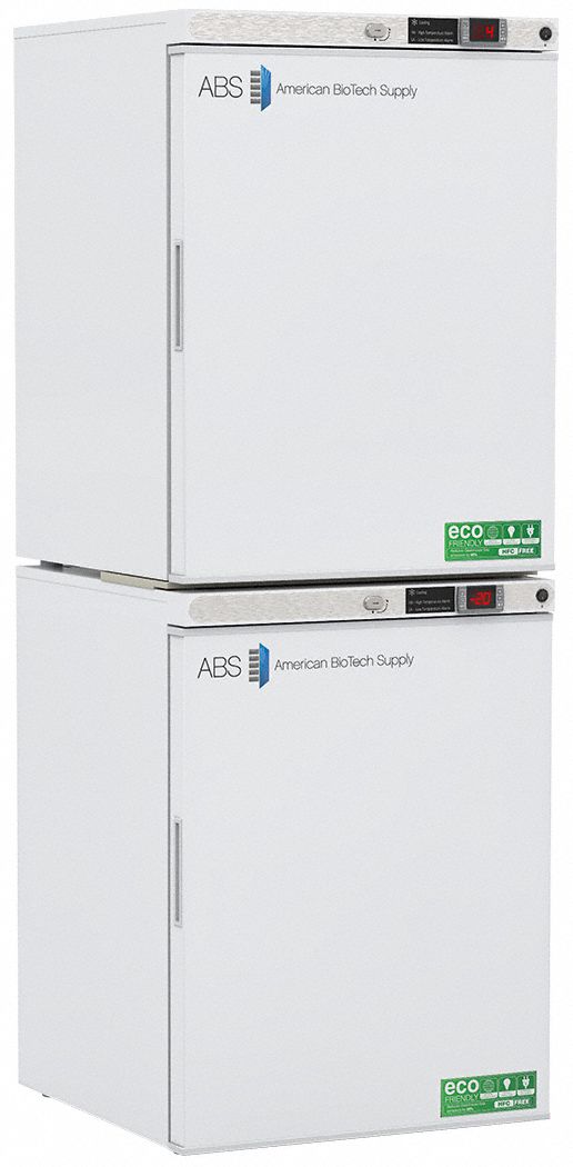 AMERICAN BIOTECH SUPPLY, 5.2 cu ft Refrigerator Capacity, Manual ...