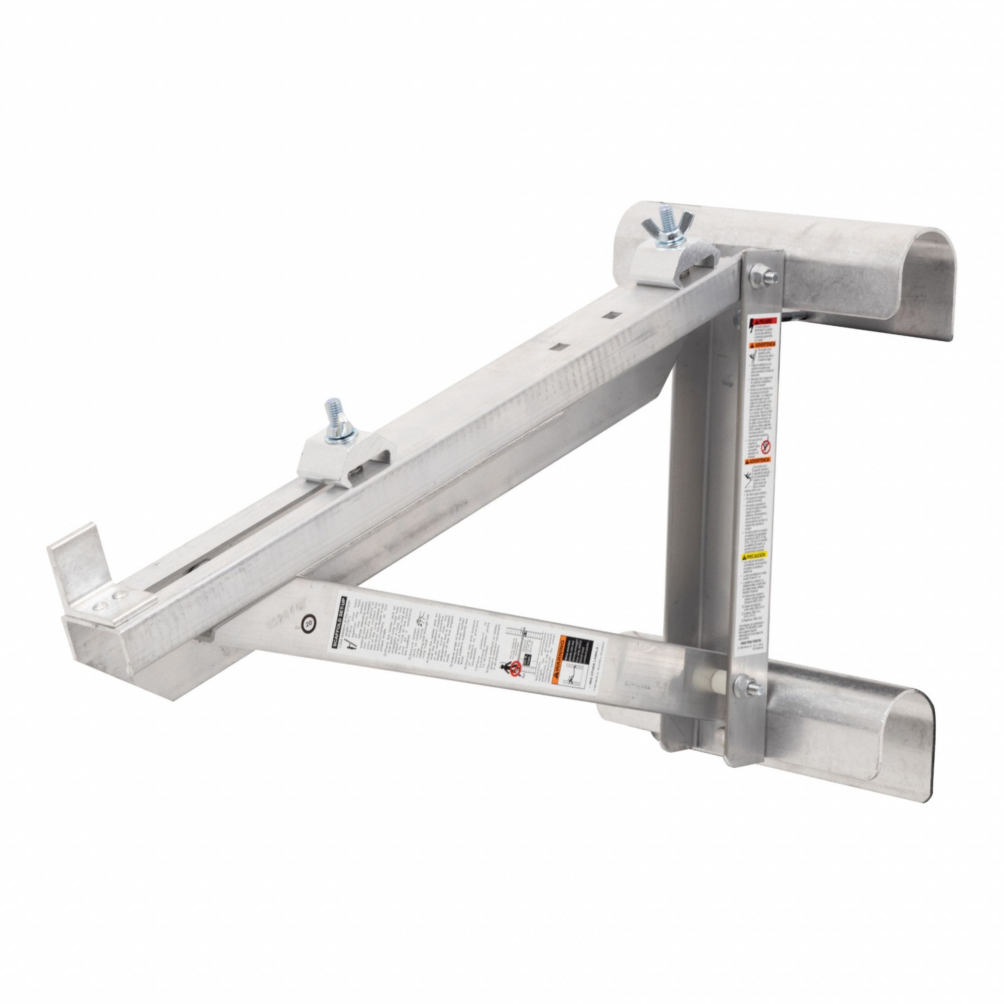 WERNER, For Extension Ladders, 22.6 in Overall Lg, Ladder Jack - 824VT2 ...