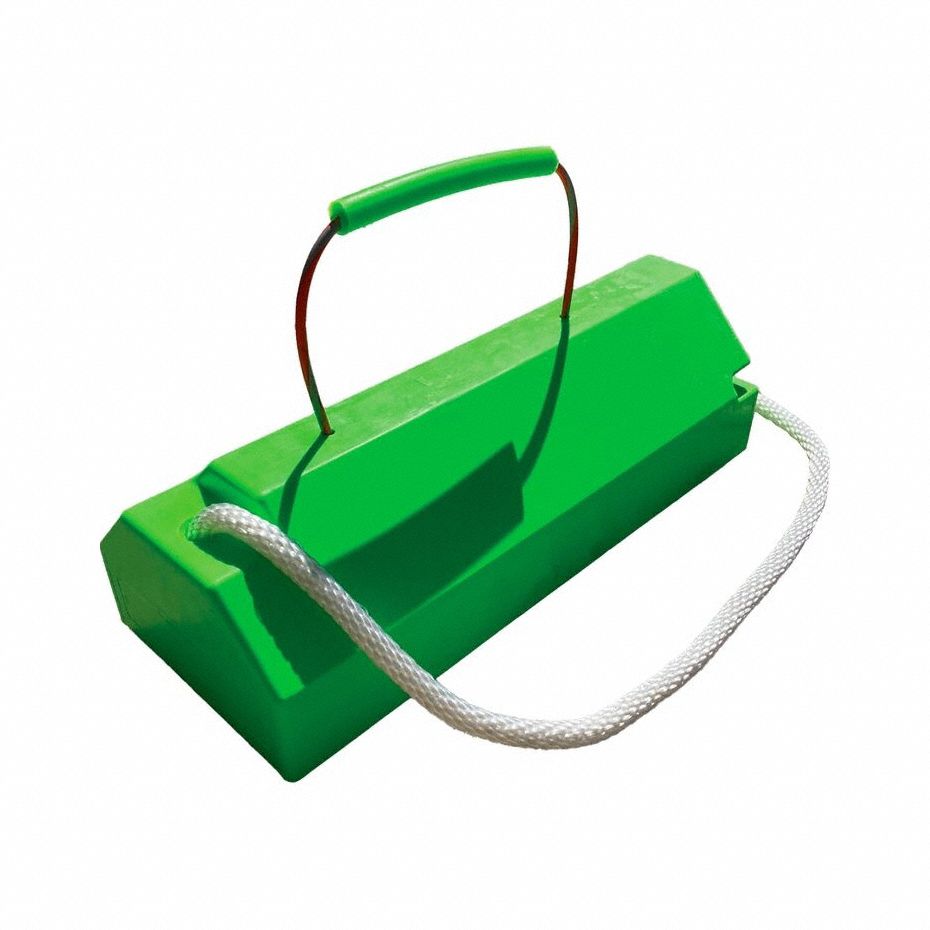 Urethane, 20 in Overall Lg, Aviation Chock - 837ZP4|AC6820LRRPCHFLG ...