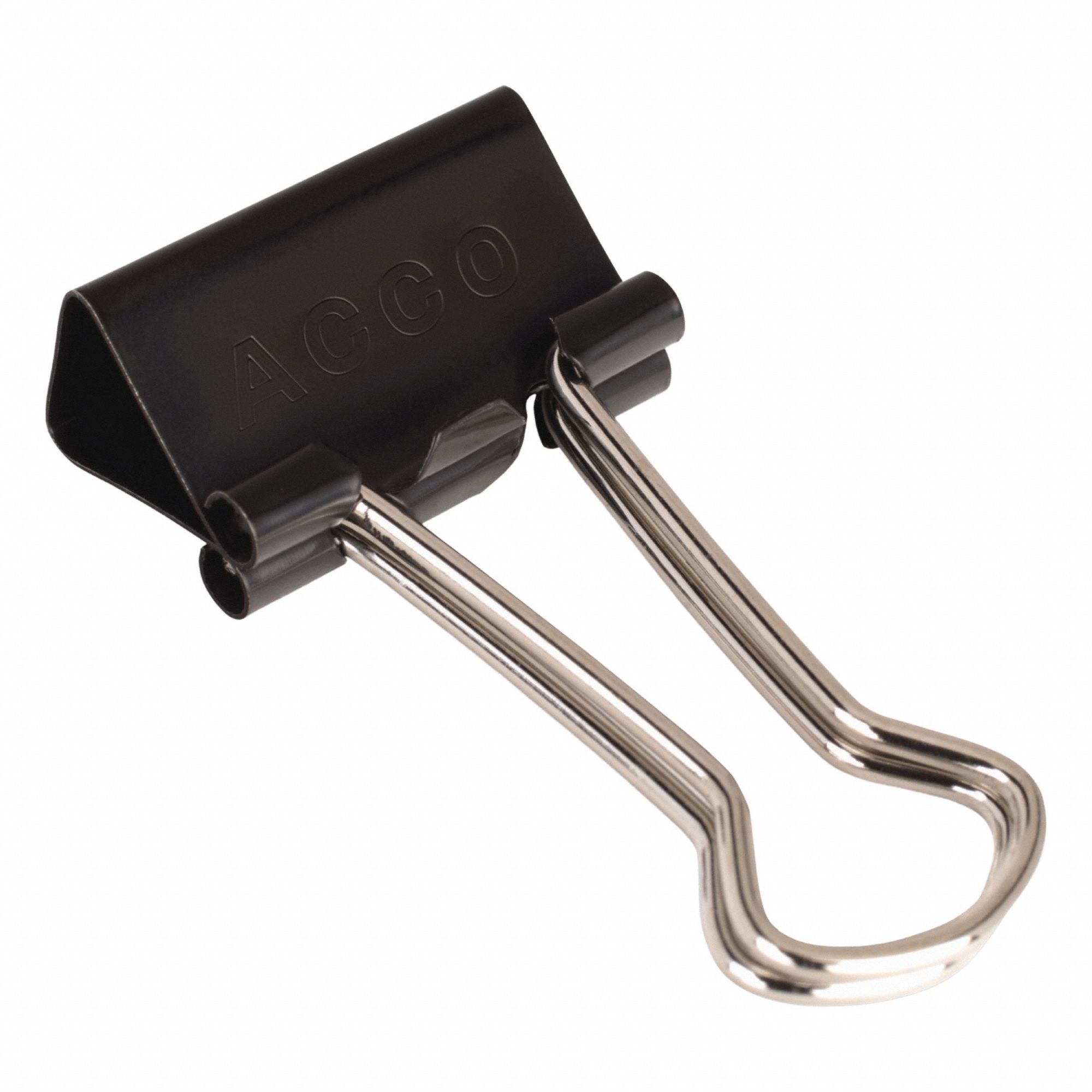 ACCO, Plastic/Steel, Black, Binder Clip - 23K172|ACC72020 - Grainger