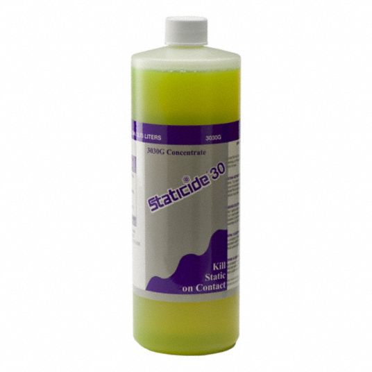 ACL STATICIDE, Bottle, 1 qt Container Size, Anti-static Topical ...
