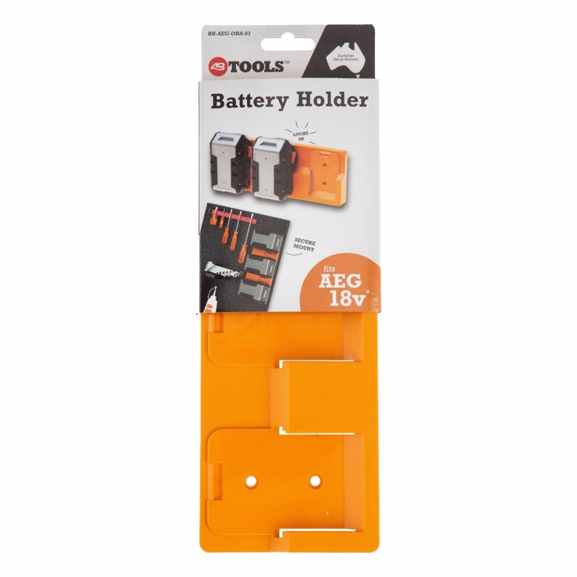 48 TOOLS, Battery Holder, For 18 V Battery Volt, Battery Holder ...