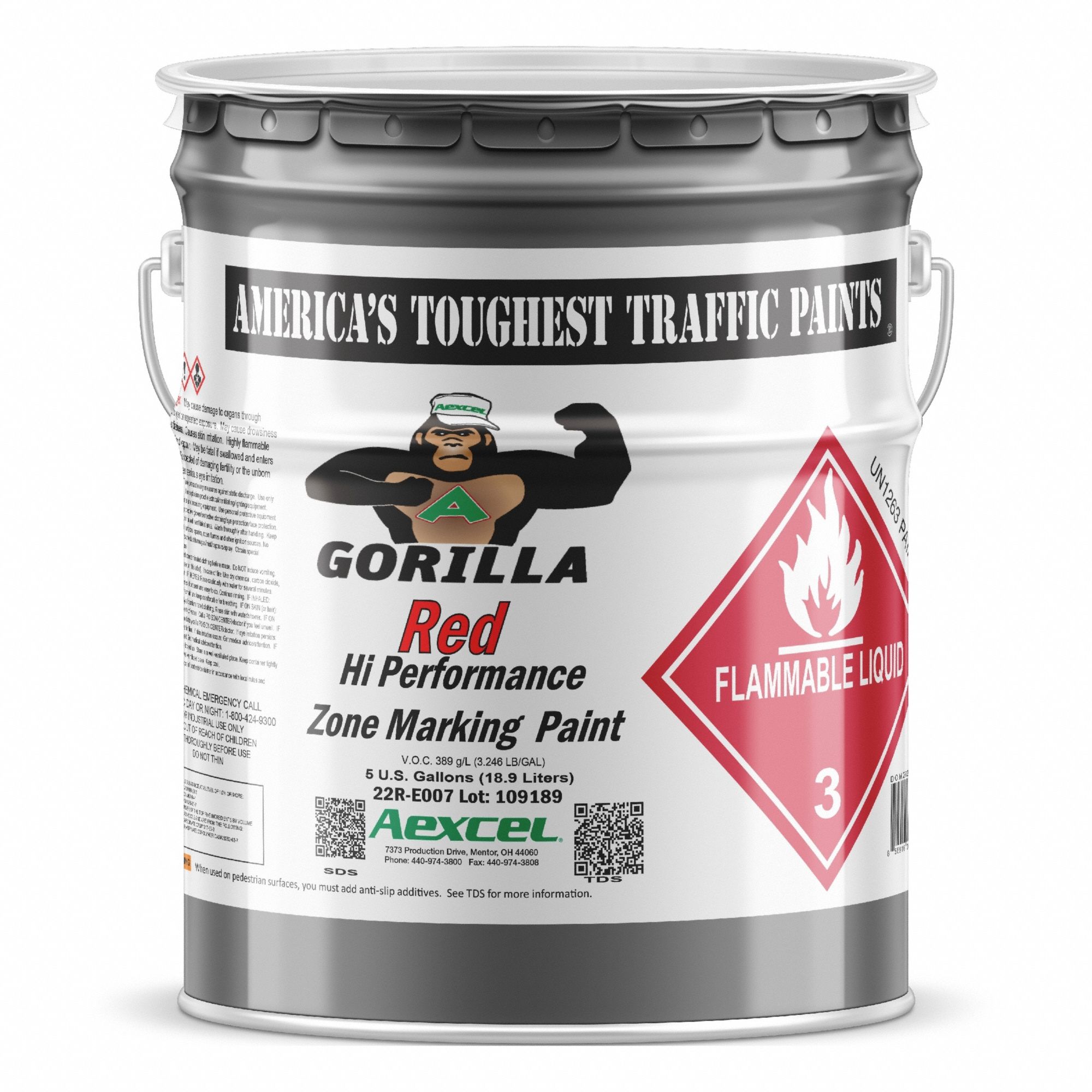 PPG, Pour Paint Dispensing, Red, Striping and Marking Paint - 829WX1 ...