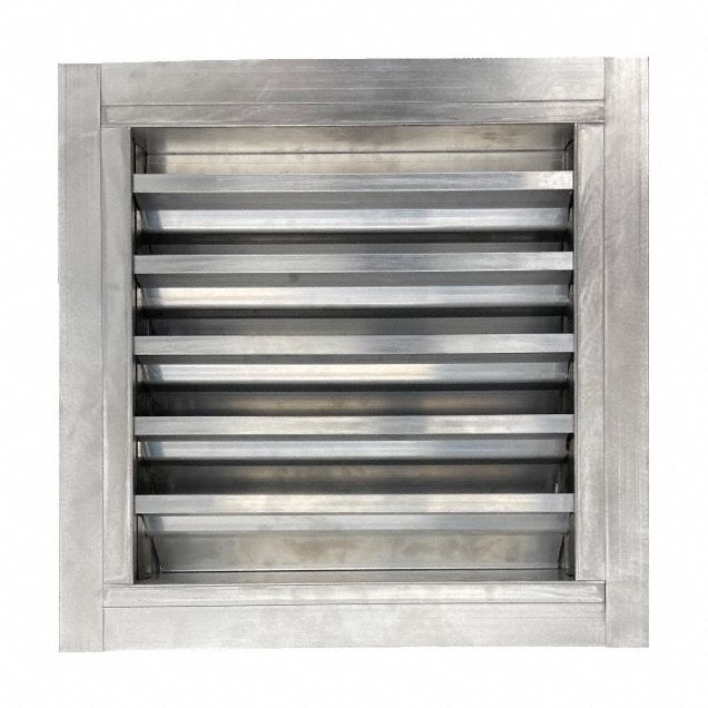 Flanged, Flush Mount, Intake Louver - 805U03|805U03 - Grainger