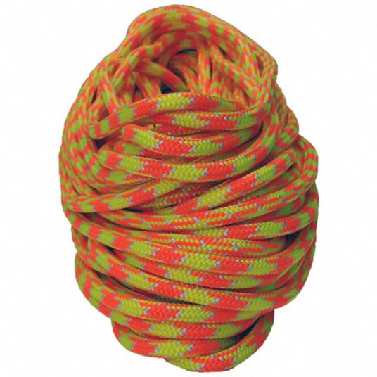 ALL GEAR, Double Braid, 7/16 in Dia, Rigging and Climbing Rope - 3WNH3 ...