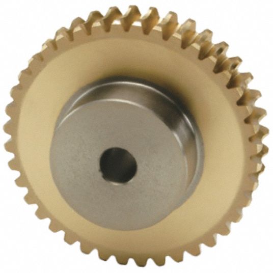 KHK GEARS Worm Wheel: Reduction Ratio 25, Module m 2, Right Hand, 20 ...