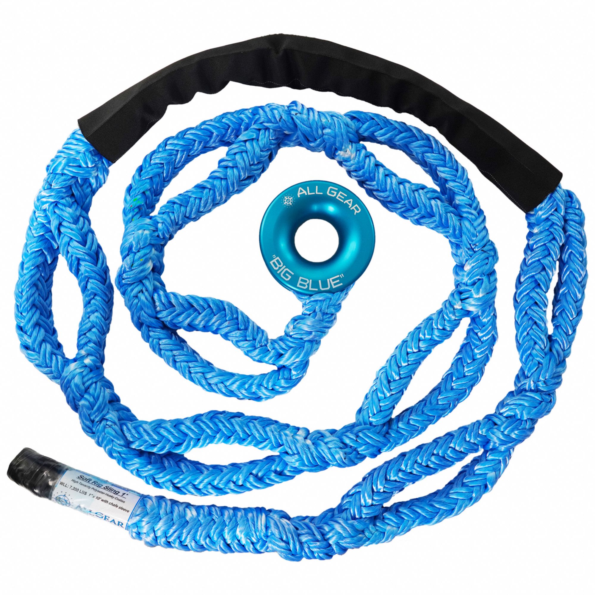 ALL GEAR, Polyester, 1/2 in Rope Dia, Arborist Rope Sling - 52ZW49 ...