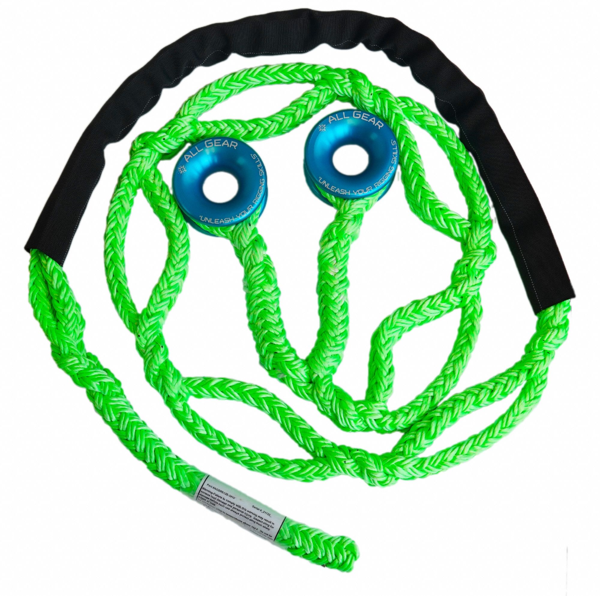 ALL GEAR, Polyester, 3/4 in Rope Dia, Ring to Ring Sling - 821ED1 ...