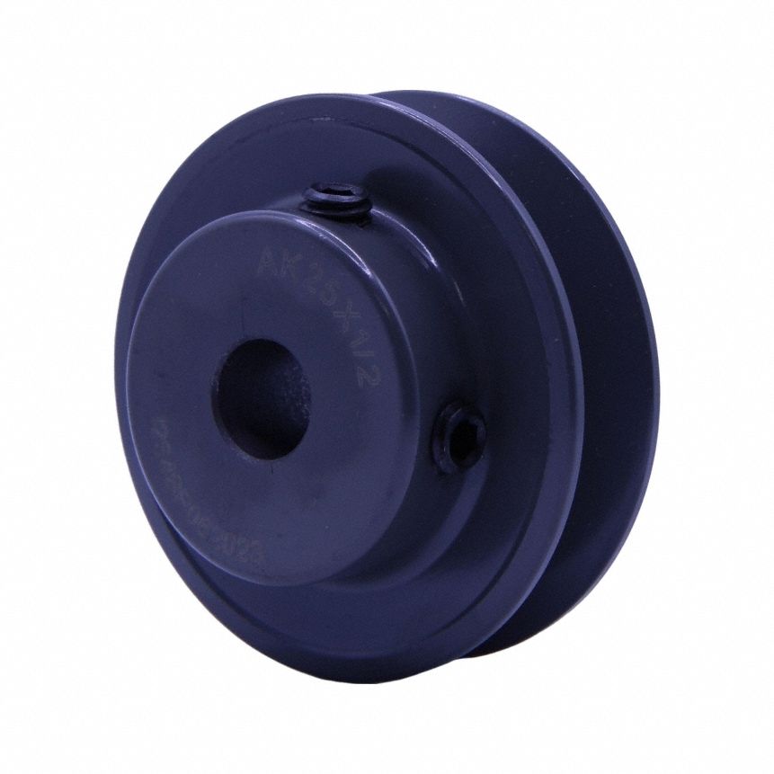 AK28, 1 Groove, V-Belt Pulley - 5RHZ5|AK28X1/2 - Grainger