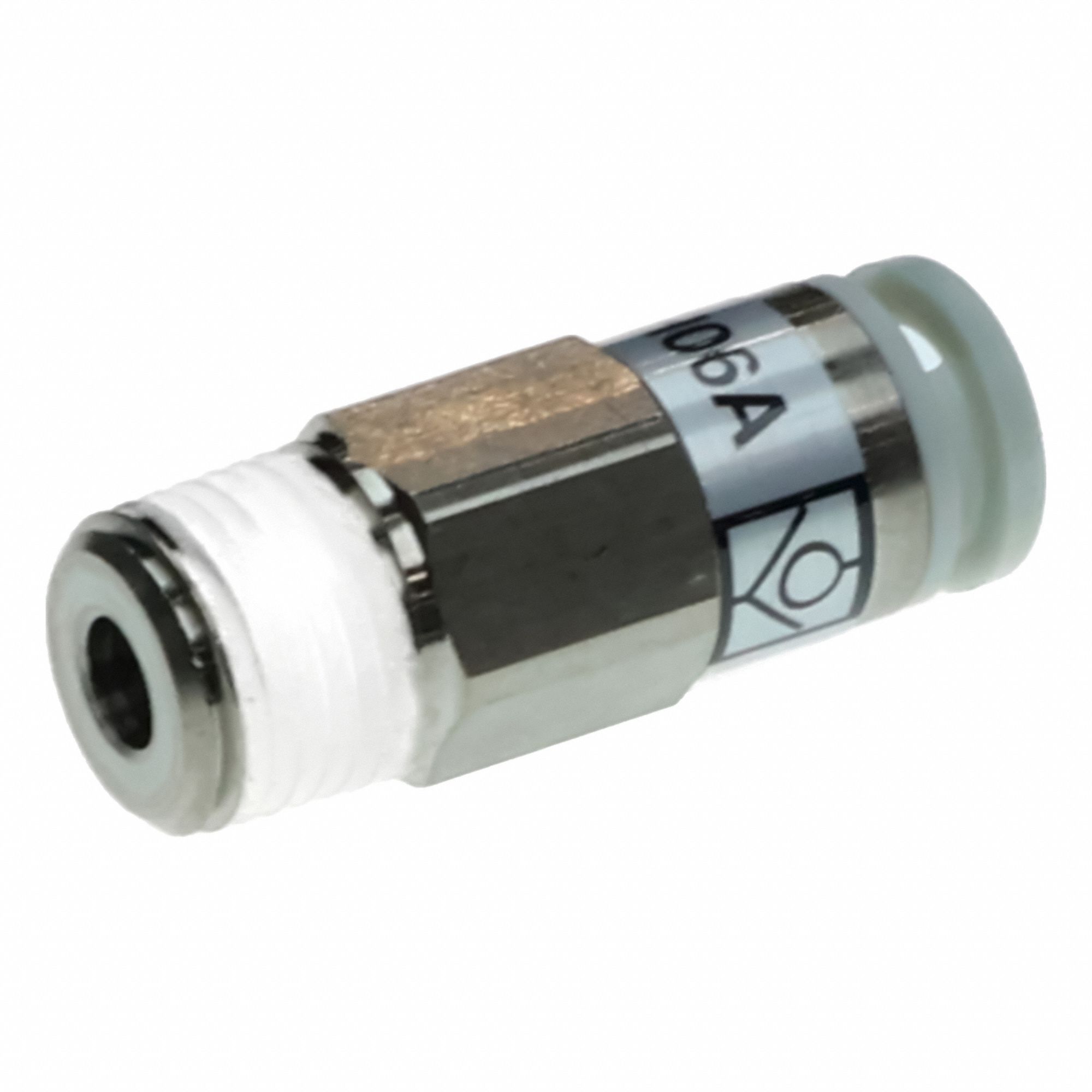 SMC, Male Connector, NBR, Aluminum Alloy (Valve)/PBT (Body)/Spacer ...