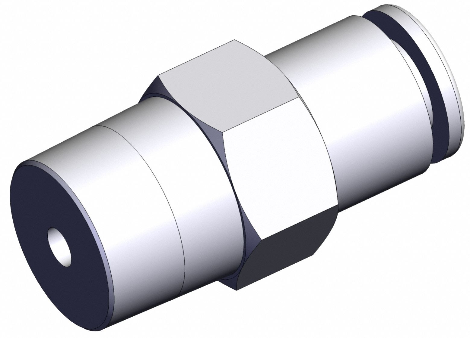 SMC, Male Connector, NBR, Aluminum Alloy (Valve)/PBT (Body)/Spacer (Brass), Pneumatic Check ...