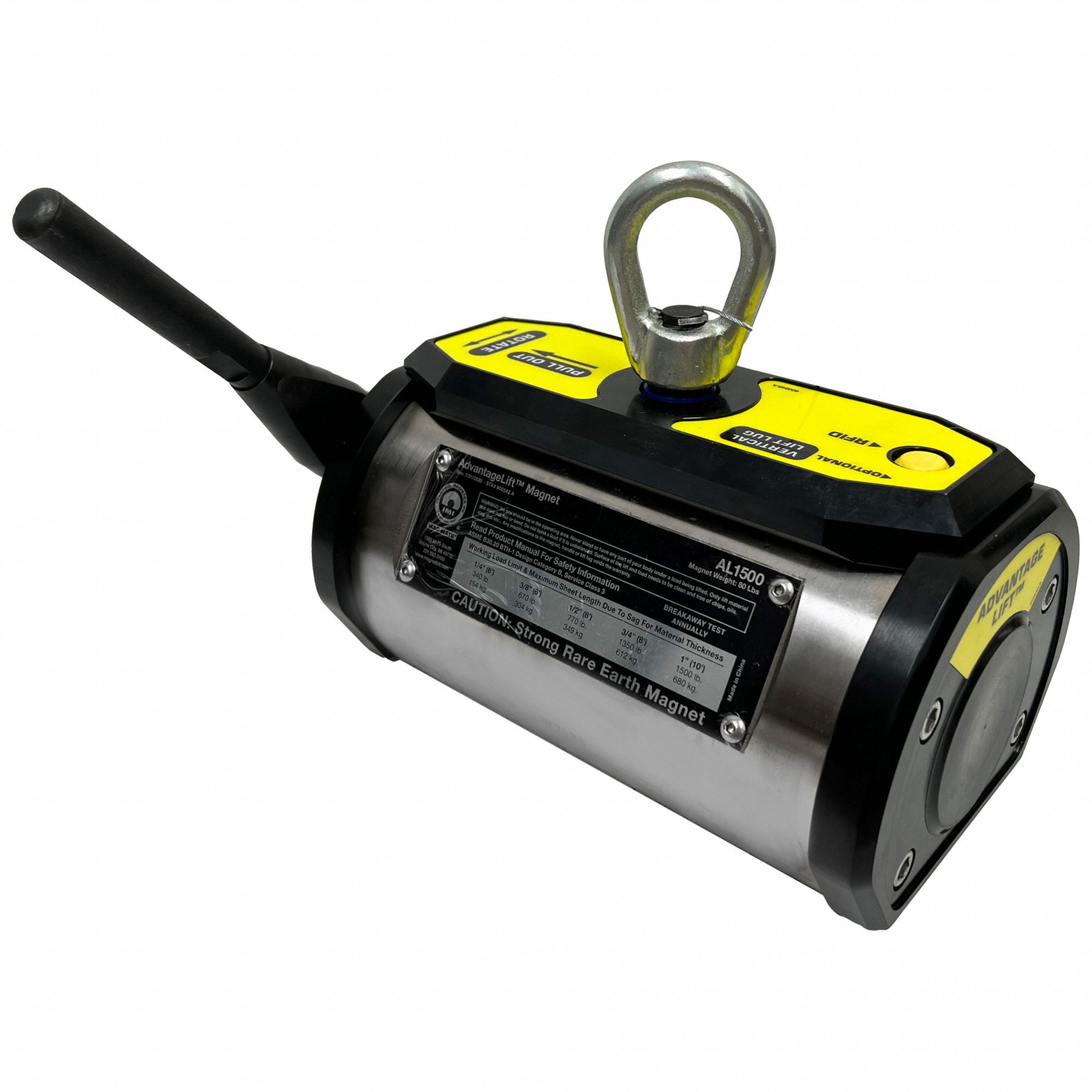 MAG-MATE, 1,600 lb Max Load Capacity, 1,600 lb Max Flat Load Capacity ...