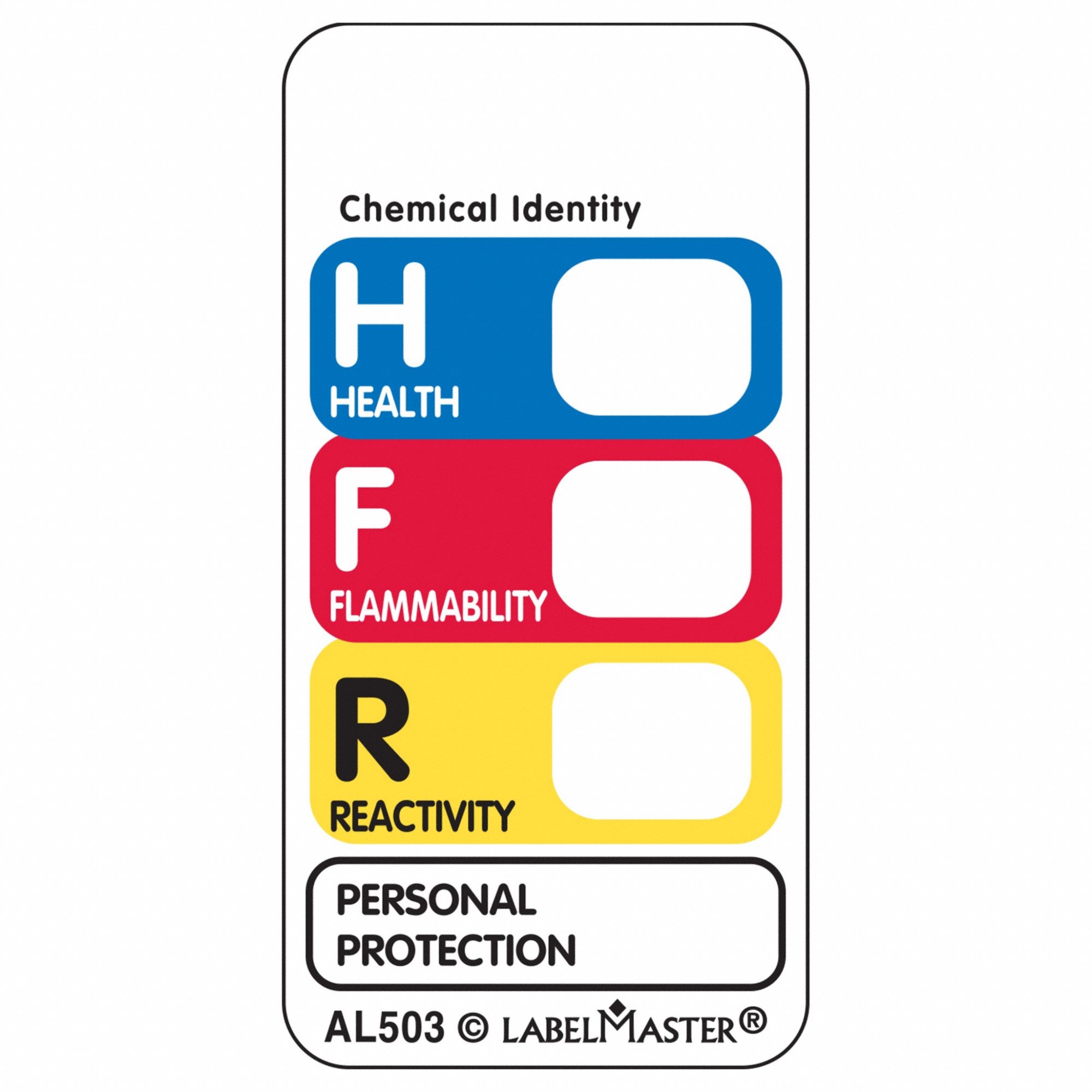 LABELMASTER, 2 in Ht, 1 in Wd, Label - 35ZJ31|AL503 - Grainger