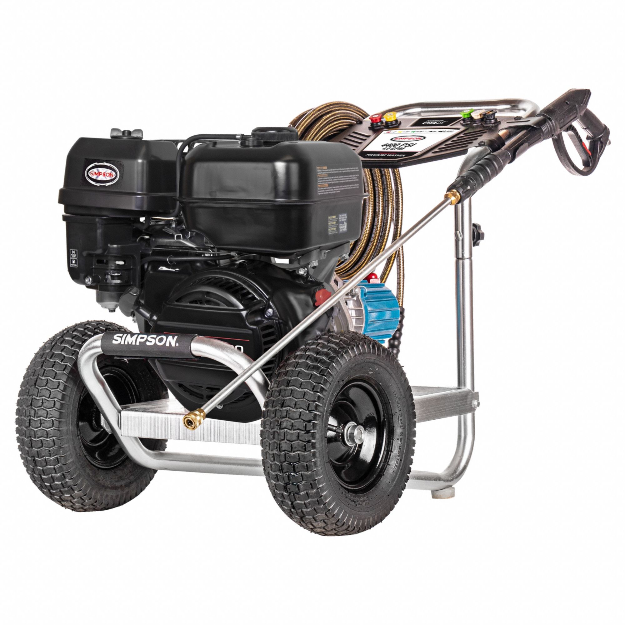 SIMPSON, Medium Duty, Cart, Gas-Powered Pressure Washer - 819NZ2|61252 ...
