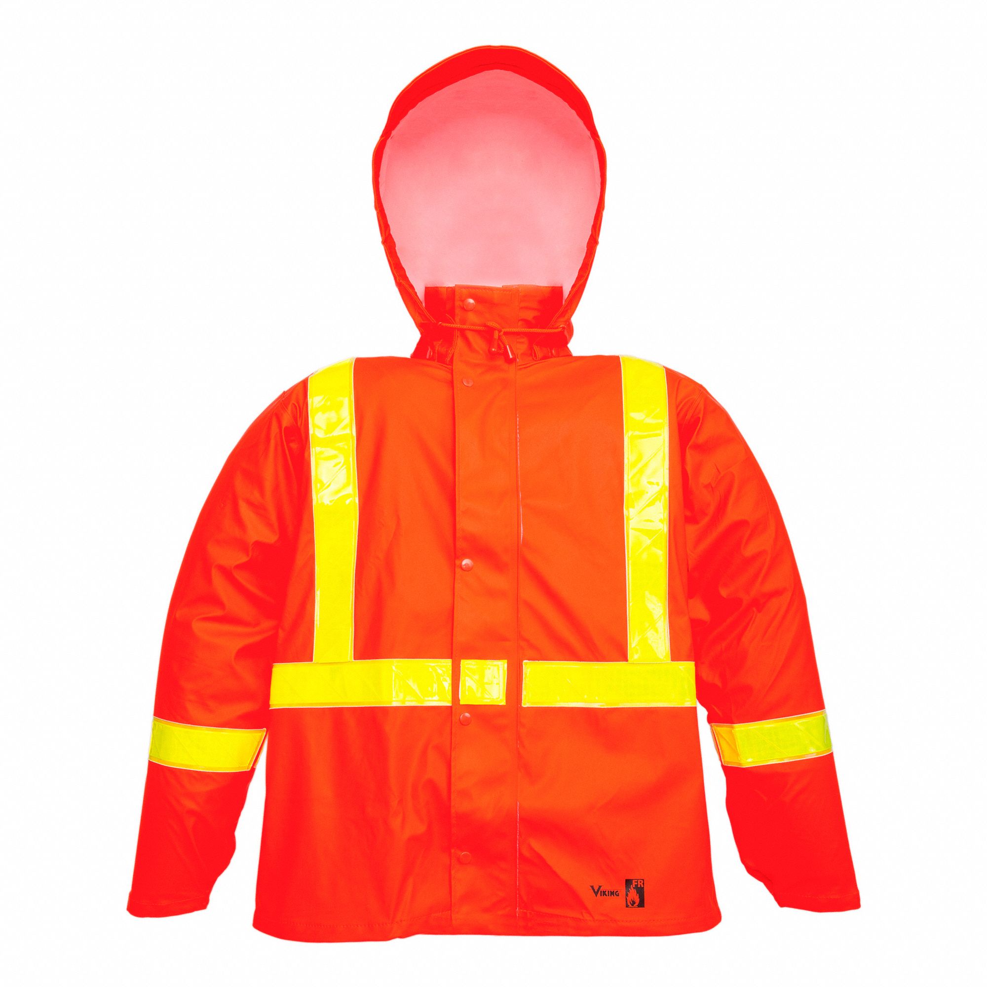 VIKING FLAME-RESISTANT RAIN JACKET,SZ 4XL - 26653 - ALM6050FRJXXXXL ...